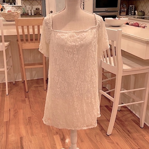 City Triangles | Dresses | City Triangles White Lace Sheath Dress ...